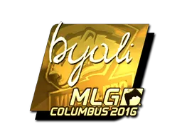 byali (Gold) | MLG Columbus 2016 Sticker - CS2 Skins