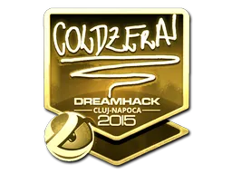 coldzera (Gold) | Cluj-Napoca 2015 Sticker - CS2 Skins