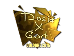 Dosia (Gold) | Cologne 2016 Sticker - CS2 Skins