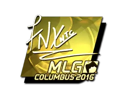 fnx (Gold) | MLG Columbus 2016 Sticker - CS2 Skins