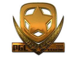 Gambit (Gold) | Krakow 2017 Sticker - CS2 Skins