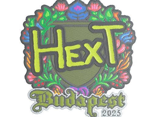HexT (Embroidered) | Budapest 2025 Sticker - CS2 Skins