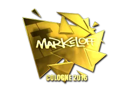 markeloff (Gold) | Cologne 2016 Sticker - CS2 Skins