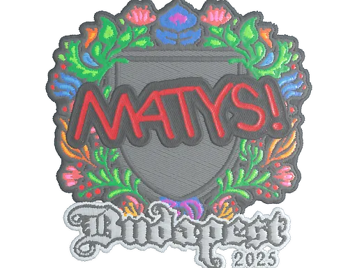 MATYS (Embroidered) | Budapest 2025 Sticker - CS2 Skins