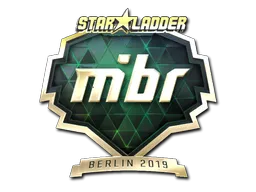 MIBR (Gold) | Berlin 2019 Sticker - CS2 Skins