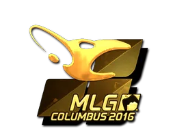 mousesports (Gold) | MLG Columbus 2016 Sticker - CS2 Price, Sticker ...