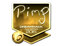 Pimp (Gold) | Cluj-Napoca 2015 Sticker - CS2 Skins
